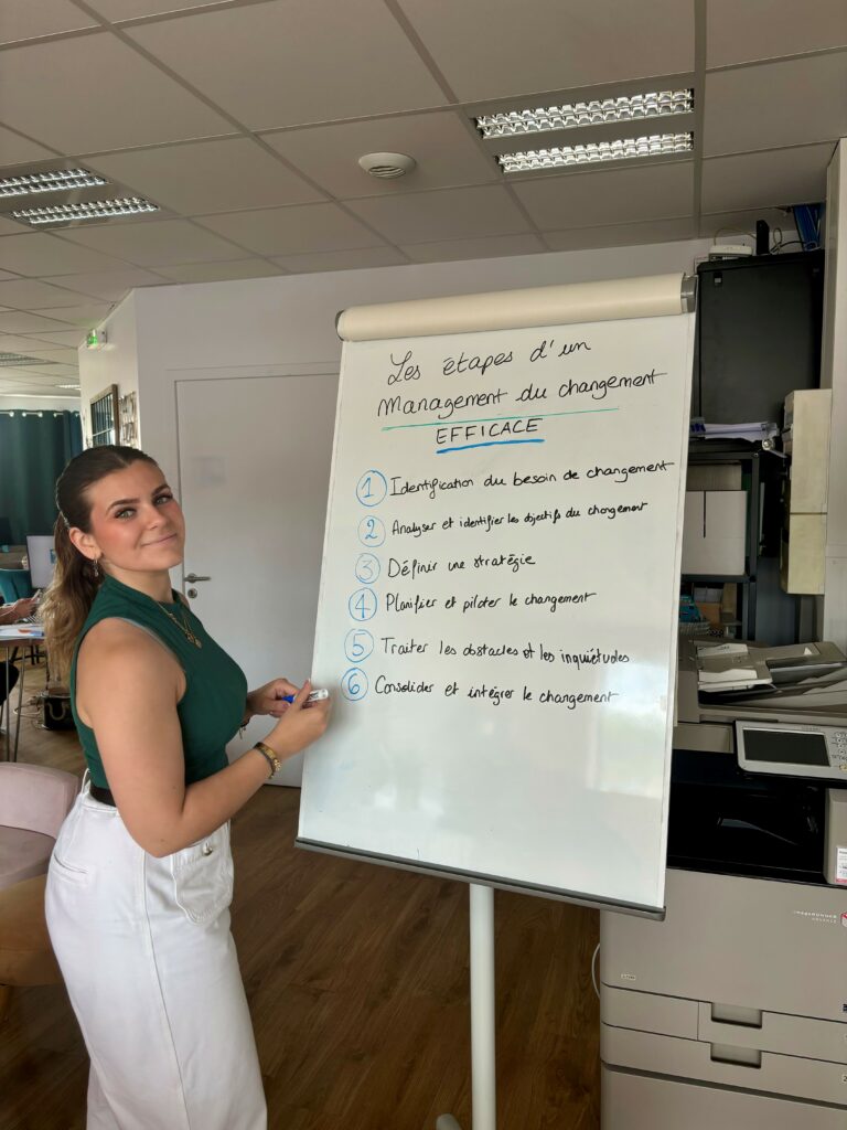 Le management du changement ne se fait pas en un claquement de doigts ...